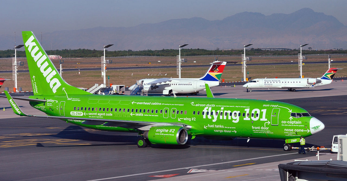 Kulula Flying 101 Aircraft Livery